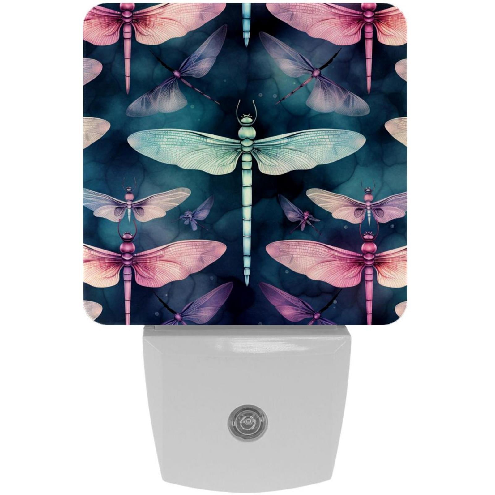Dragonfly LED Square Night Light - Small and Bright Square-shaped LED ...