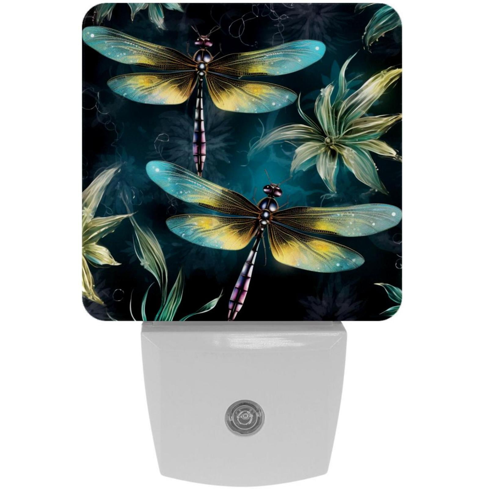 Dragonfly LED Square Night Lights - Elegant and Energy Efficient ...