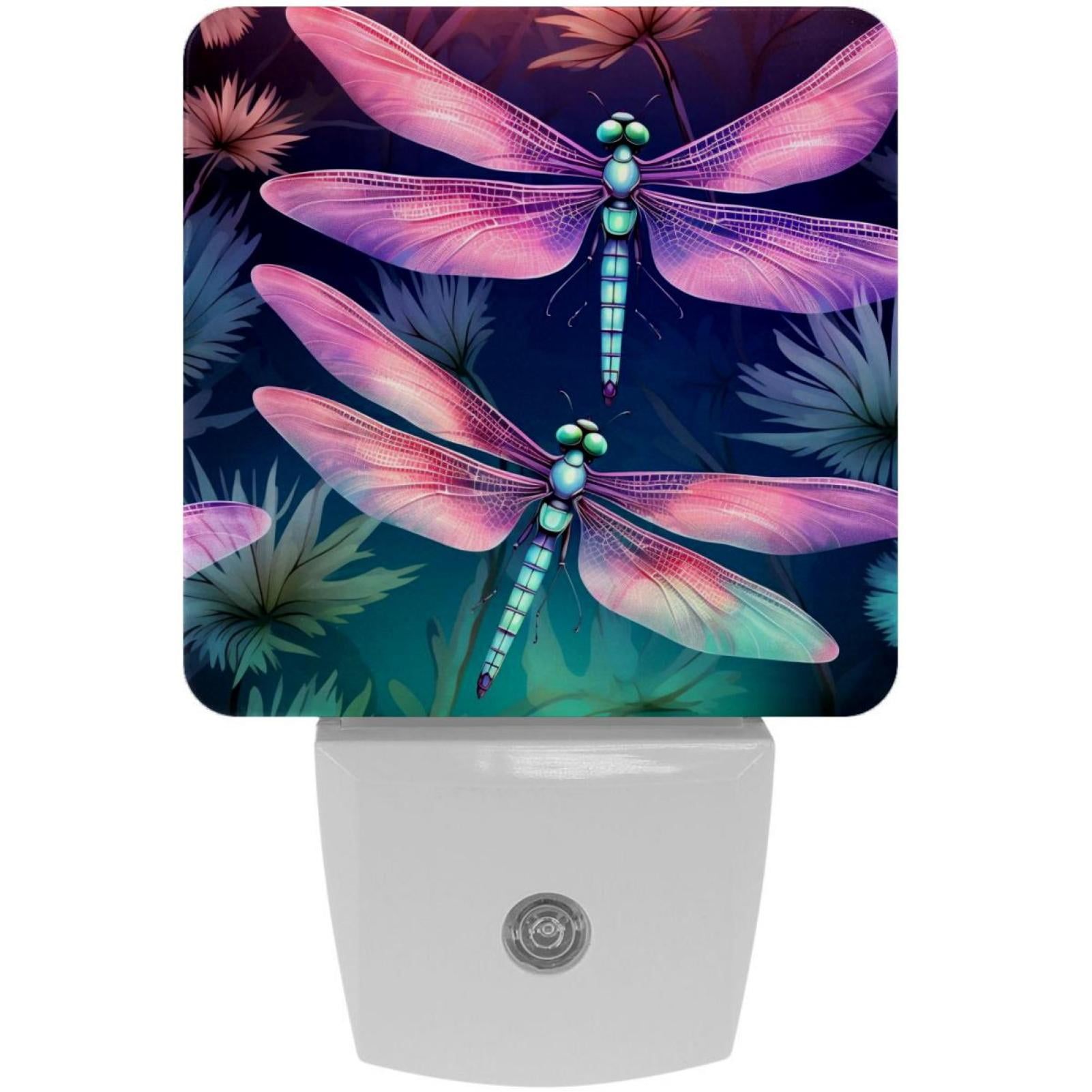 Dragonfly LED Square Night Lights - Energy Efficient and Stylish Decor ...