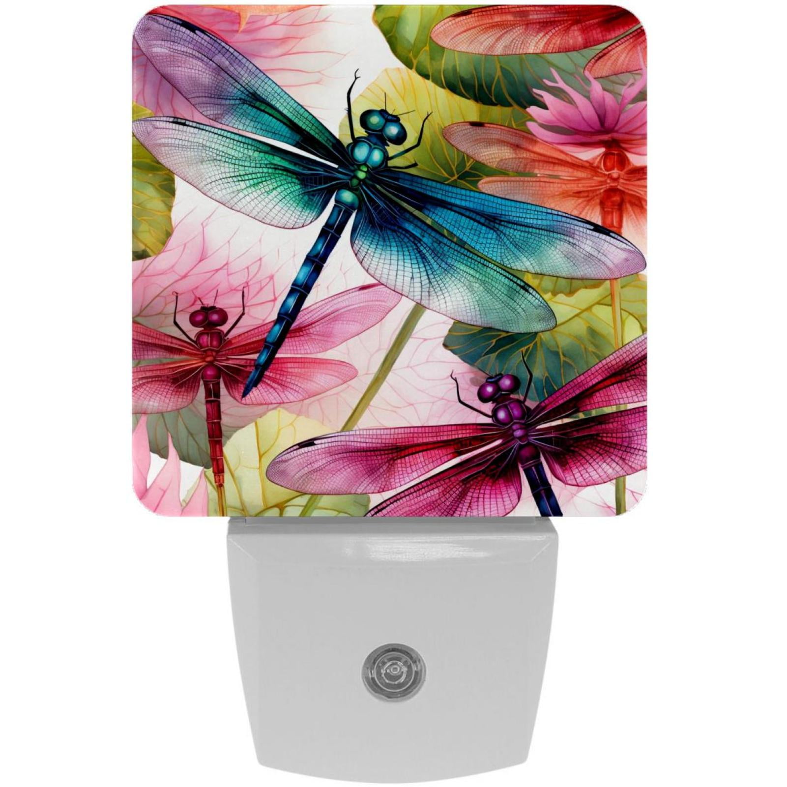 Dragonfly LED Square Night Lights - Illuminating Your Space with Style ...