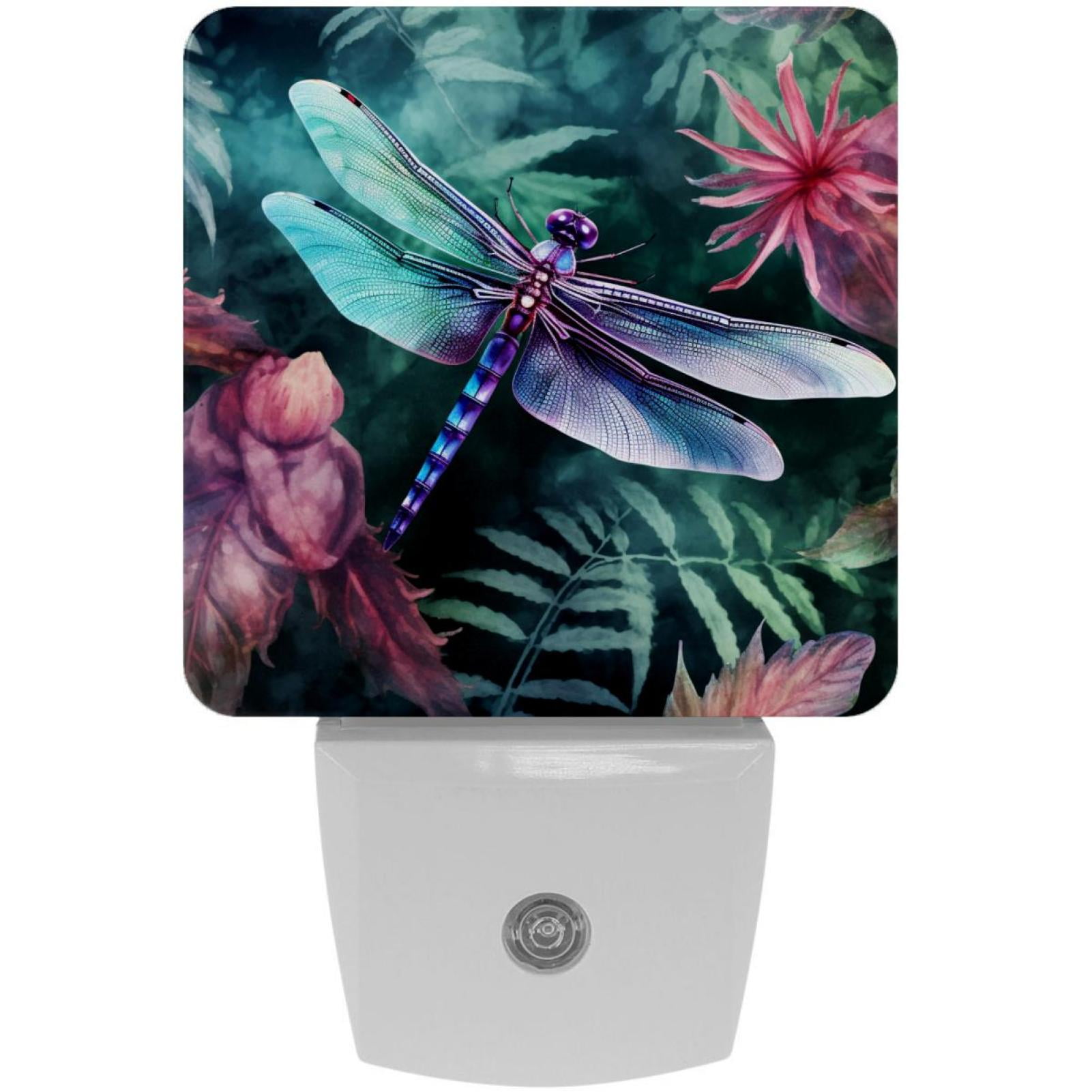 Dragonfly LED Square Night Lights - Modern and Versatile Plug-in ...