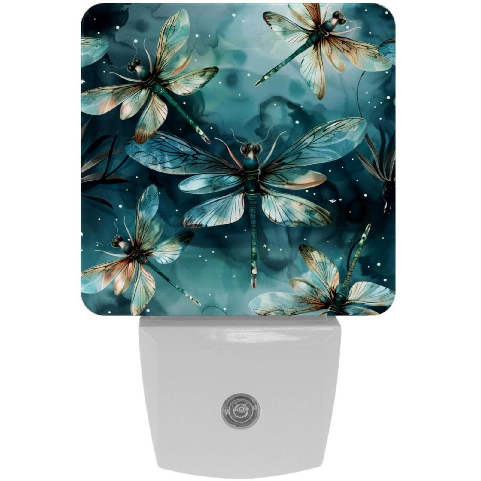 Dragonfly LED Square Night Lights - Modern and Versatile Plug-in ...