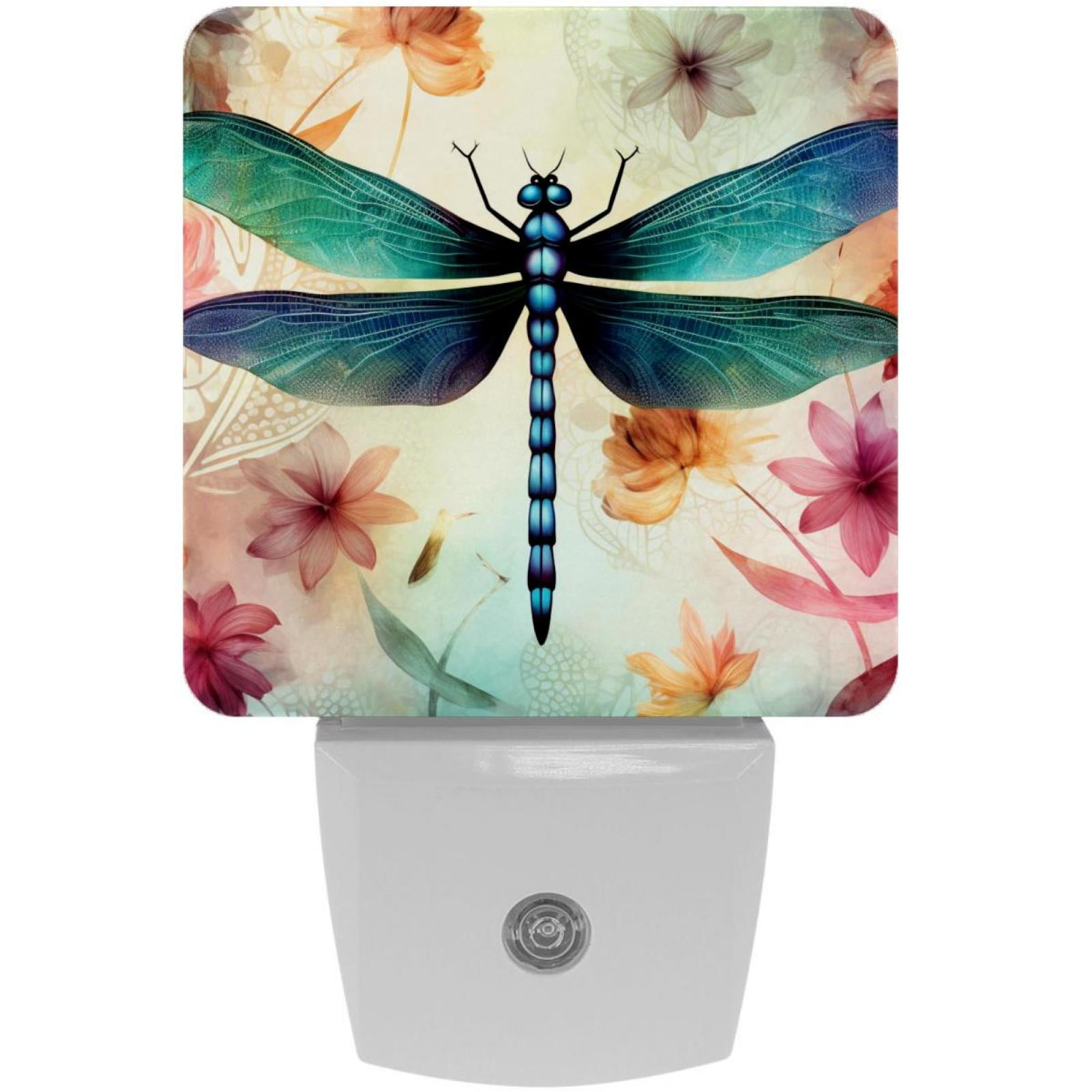 Dragonfly LED Square Night Lights - Stylish and Energy-Efficient Room ...