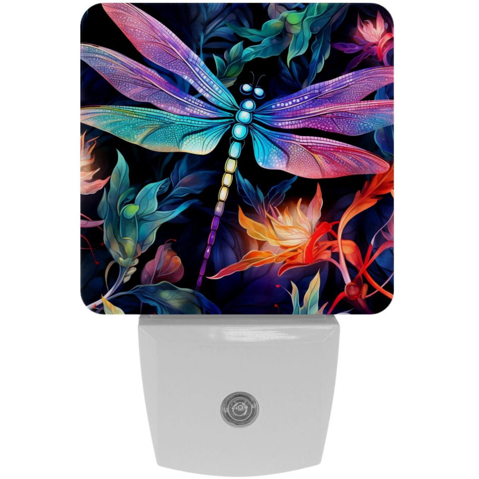 Dragonfly LED Square Night Lights - Stylish and Functional Nightlight ...