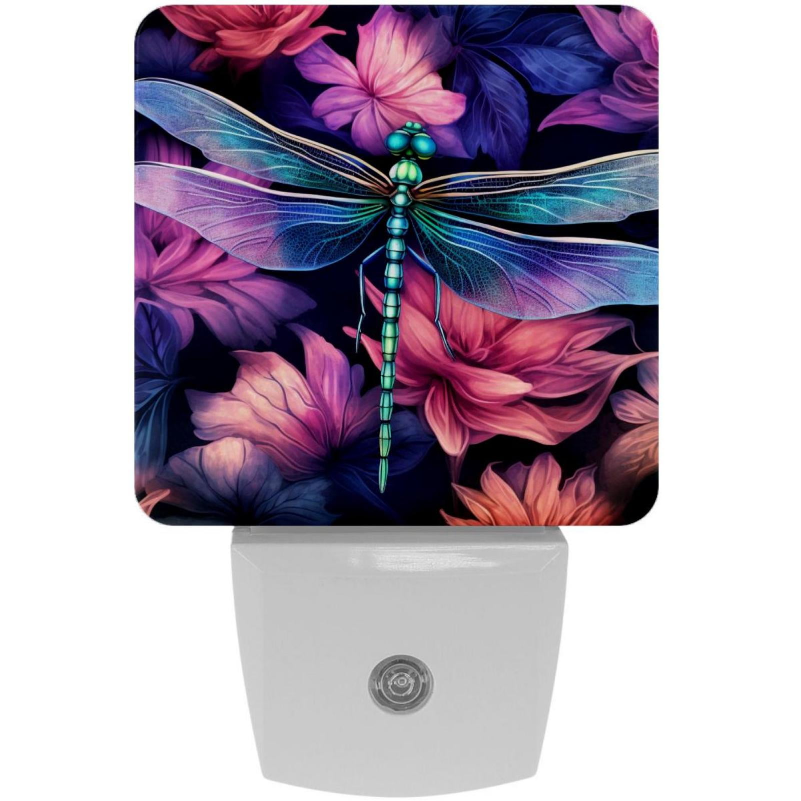 Dragonfly LED Square Night Lights with Motion Sensor - Modern and ...
