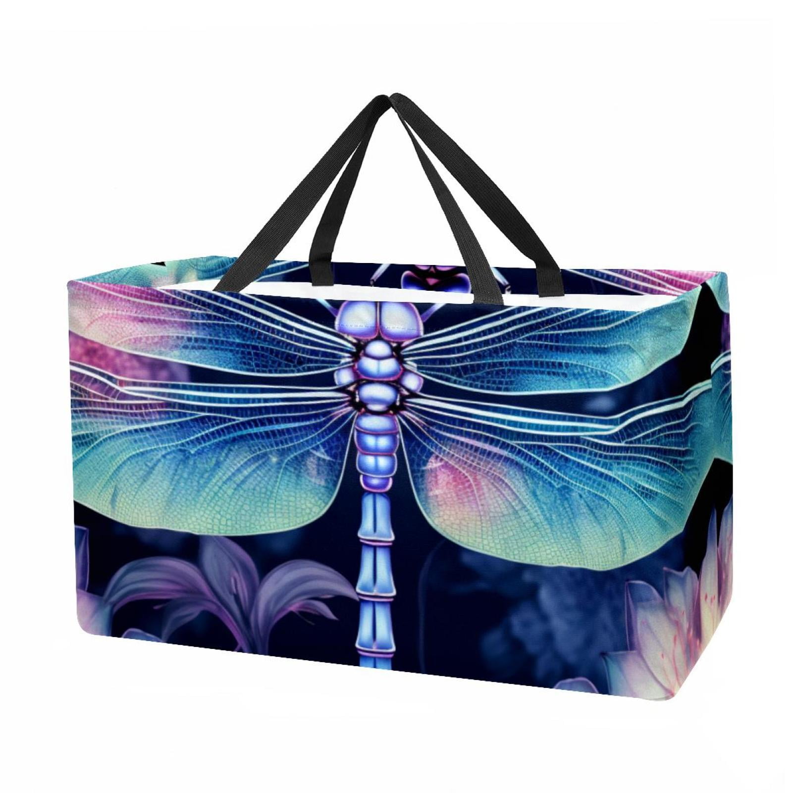 Dragonfly Large Capacity Reusable Foldable Oxford Cloth Storage Bins ...