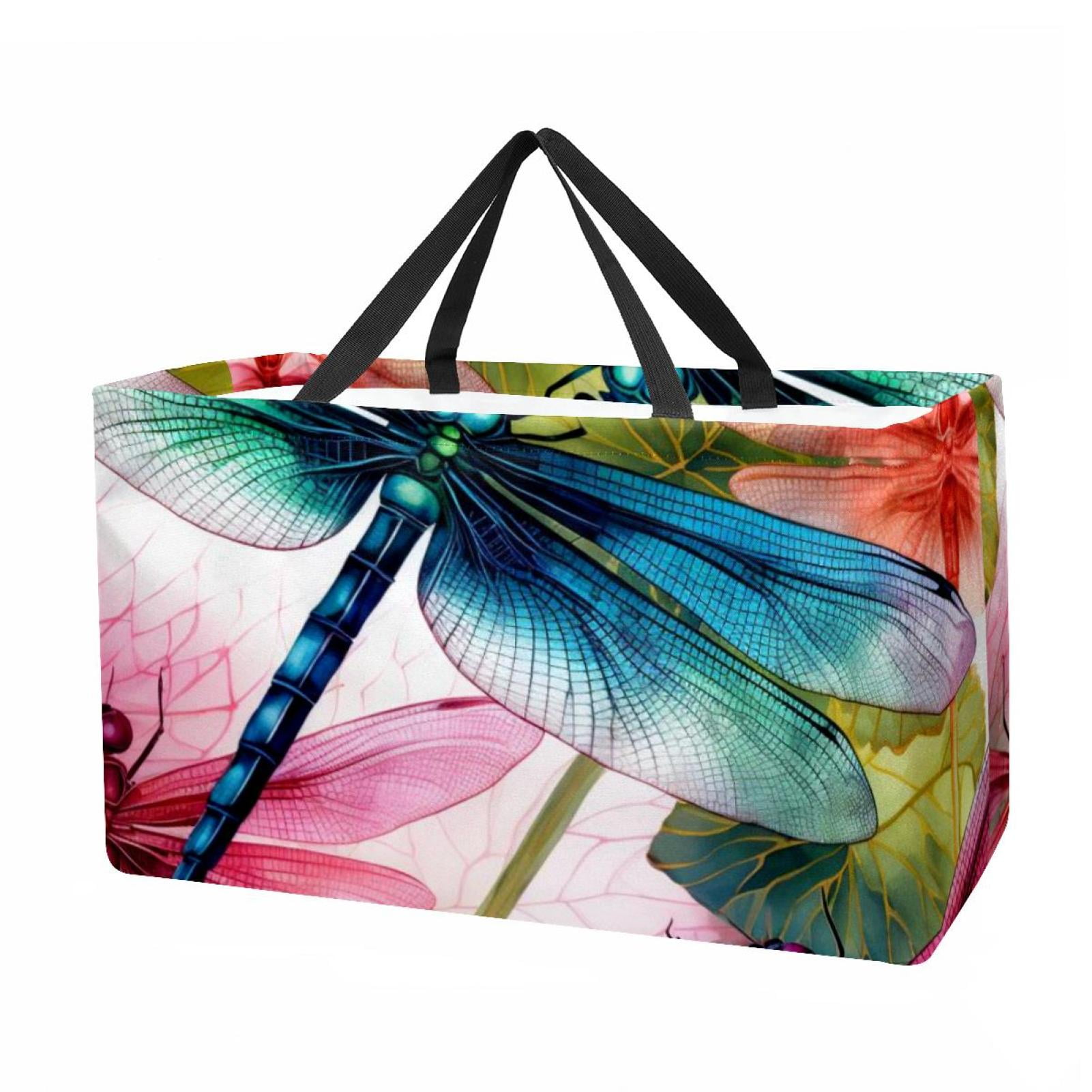 Dragonfly Large Capacity Reusable Foldable Oxford Cloth Storage Bins ...