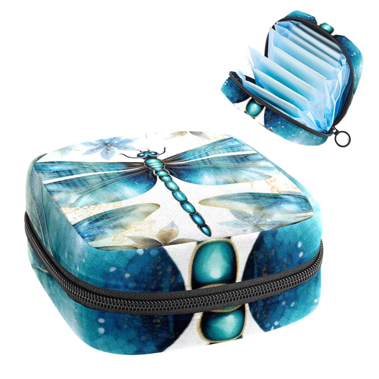 Dragonfly Period Pouch: Stylish Sanitary Napkin Bag, Travel Pouch ...