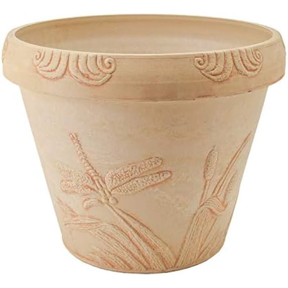 Dragonfly Planter Pot for Indoor and Outdoor Plants and Gardens, 12.5 ...