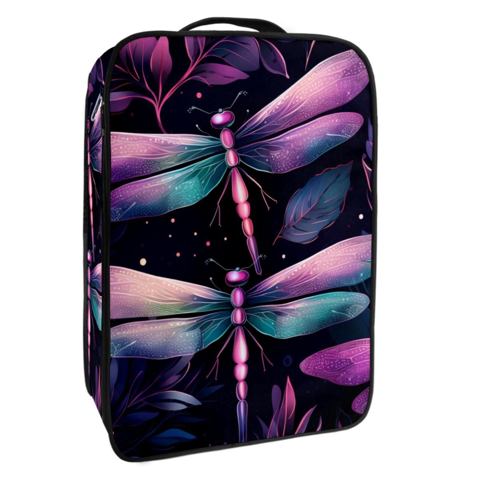 Dragonfly Polyester Shoe Boxes Organizer, 23x31cm/9x12in Stackable ...