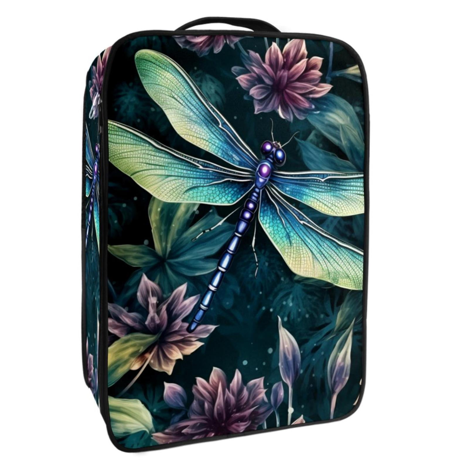 Dragonfly Polyester Shoe Boxes Storage Organizer Containers, 23x31cm ...