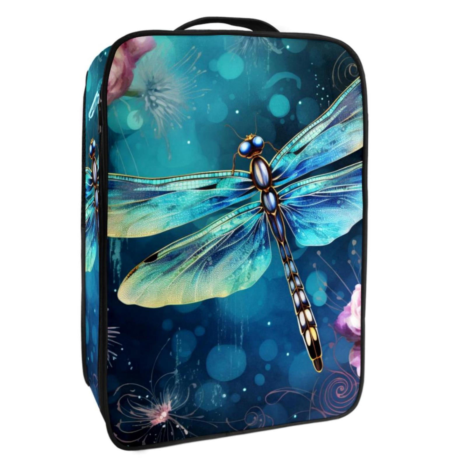 Dragonfly Polyester Shoe Rack Organizer Storage Box for Shoes, 23x31cm ...