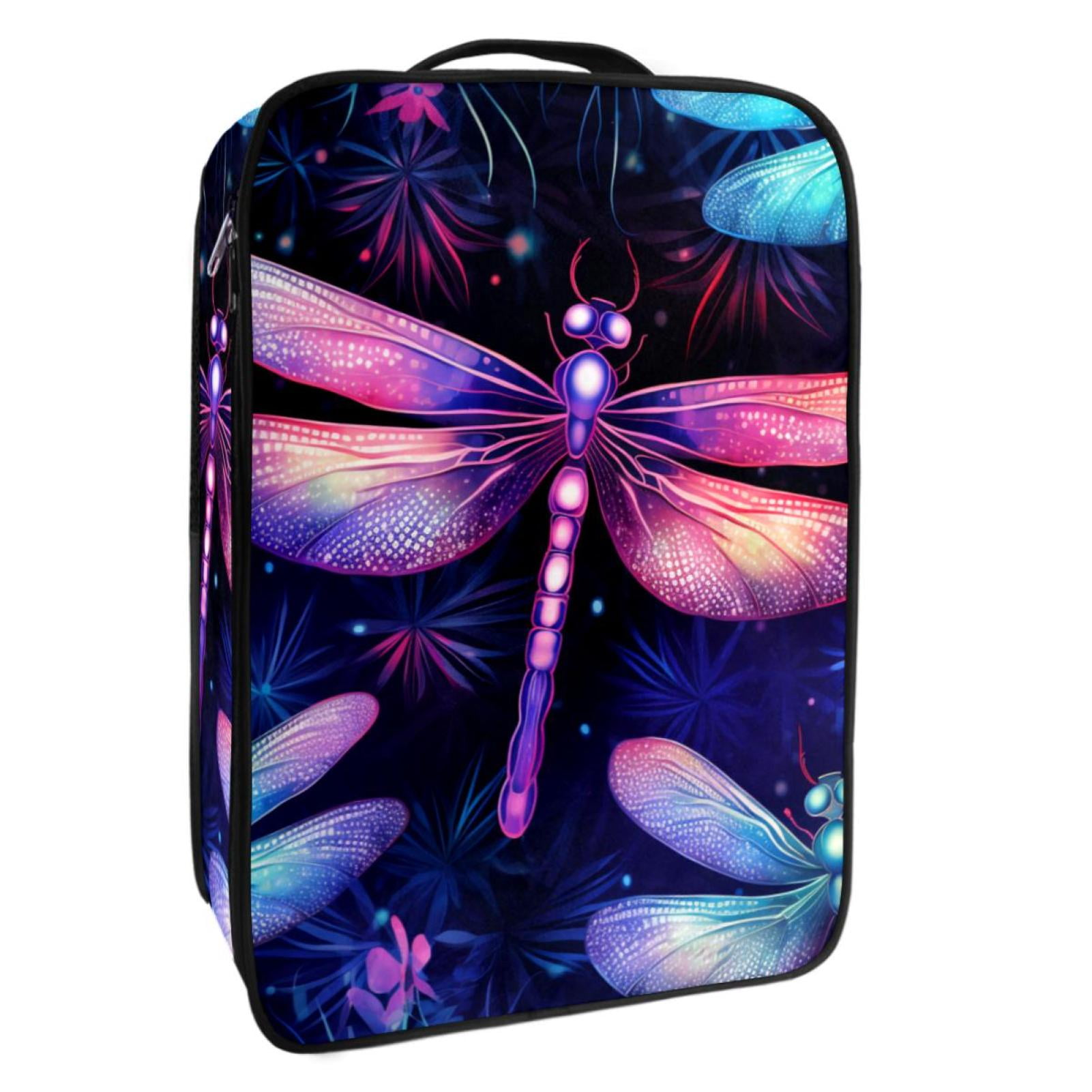 Dragonfly Polyester Shoe Storage Box - 23x31cm/9x12in Shoe Organizer ...