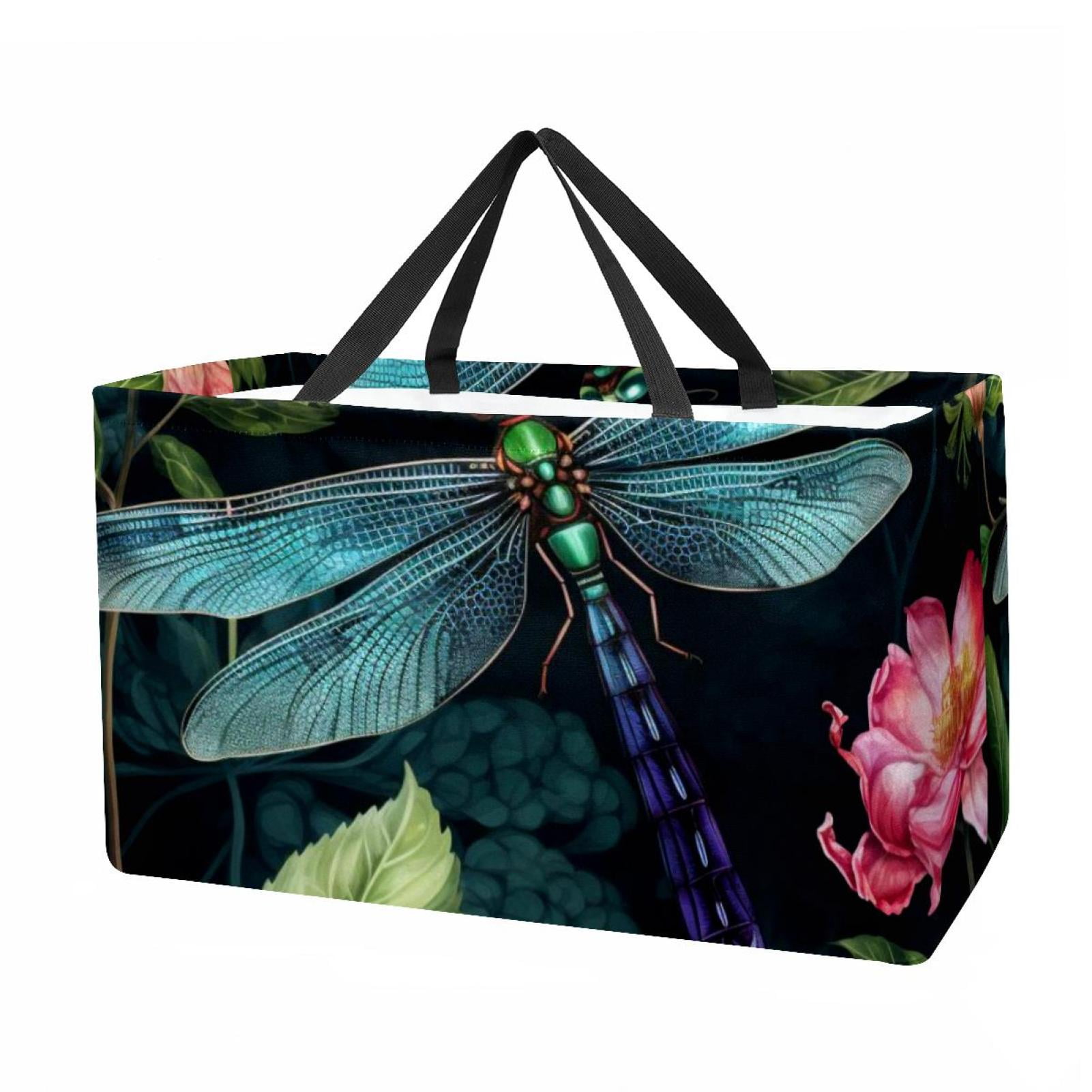 Dragonfly Premium Oxford Cloth Shopping Bags: Reusable, Foldable, and ...