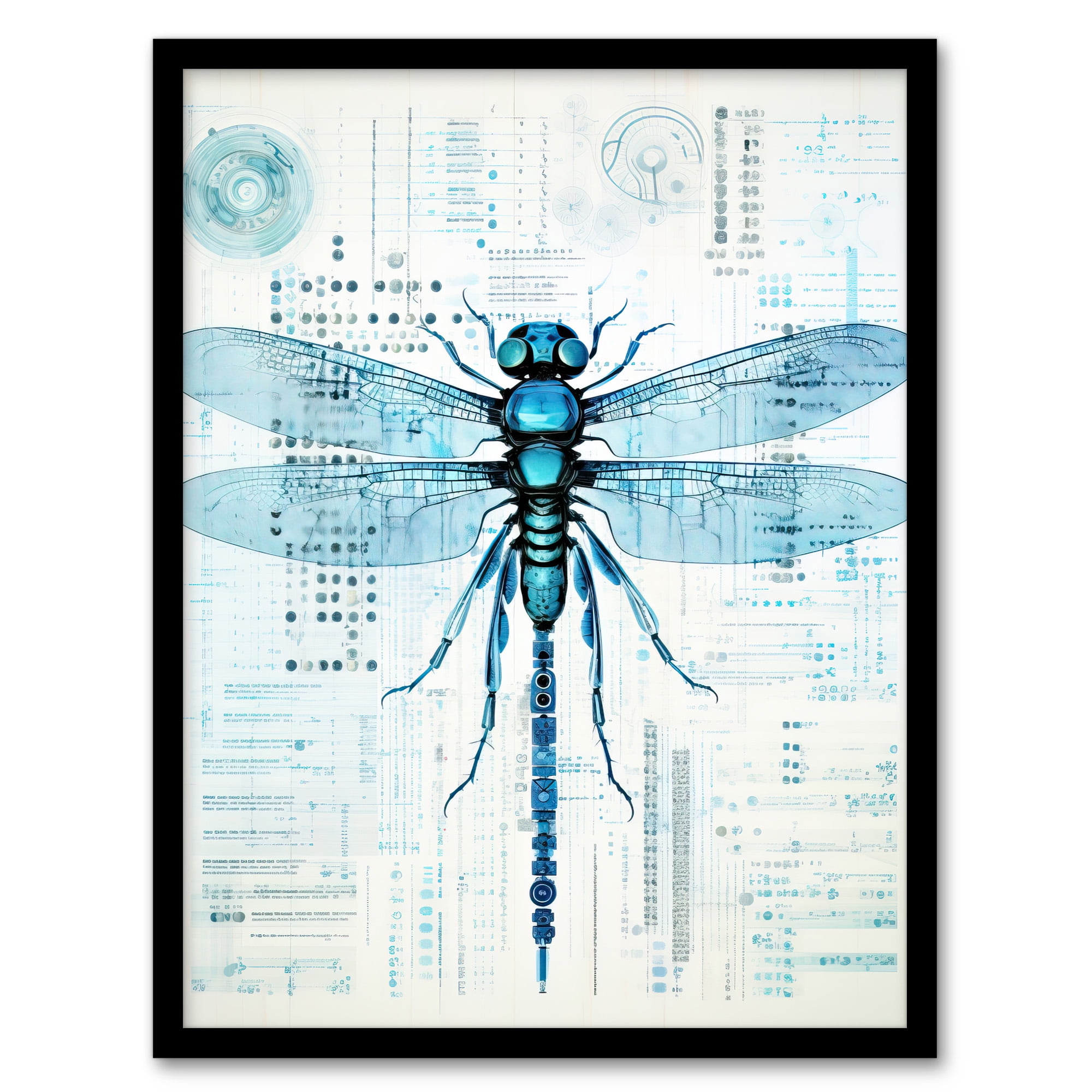 Dragonfly Robot Hybrid Secret Military Weapon Schematic Blueprint ...