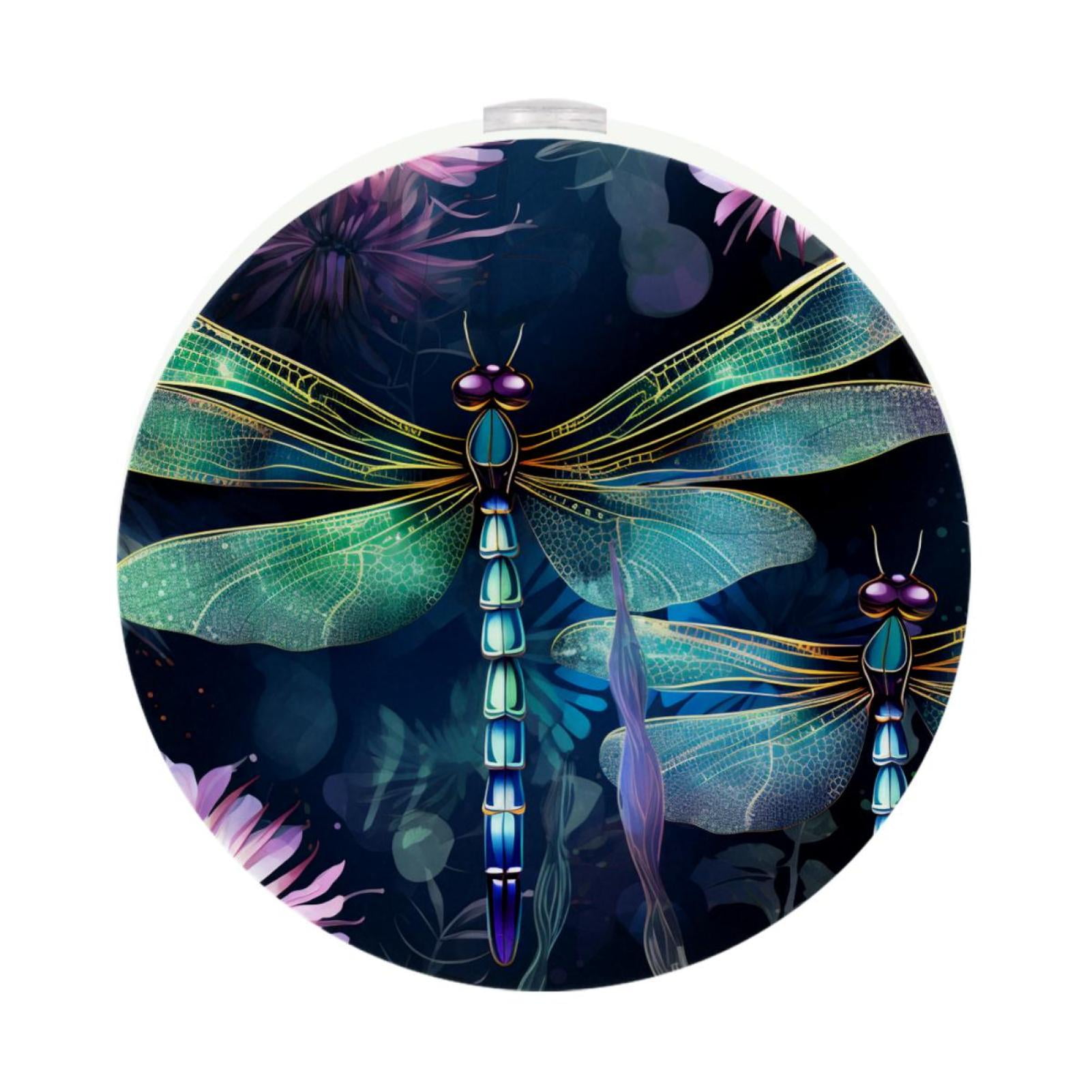 Dragonfly Set of 2 Small LED Wall Lights for Room - Induction Light ...