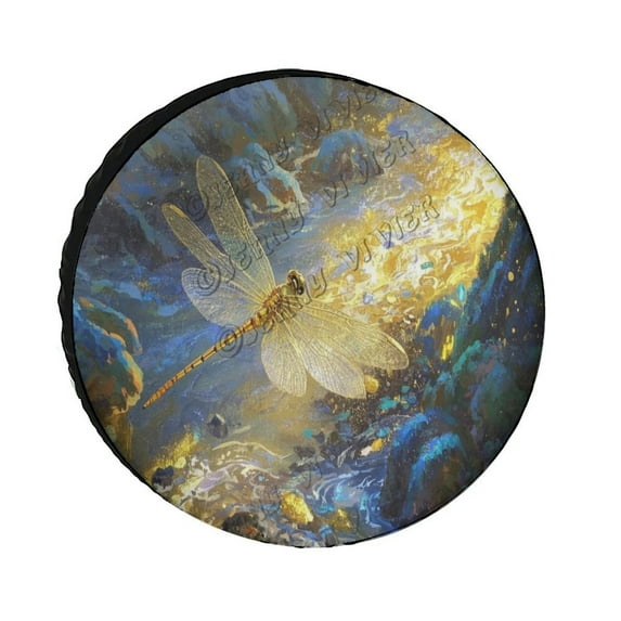 Dragonfly Spare Tire Cover, Wheel Cover Waterproof Dust-Proof UV ...
