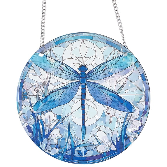 Dragonfly Suncatcher Stained Glass Window Hangings Acrylic Suncatcher ...