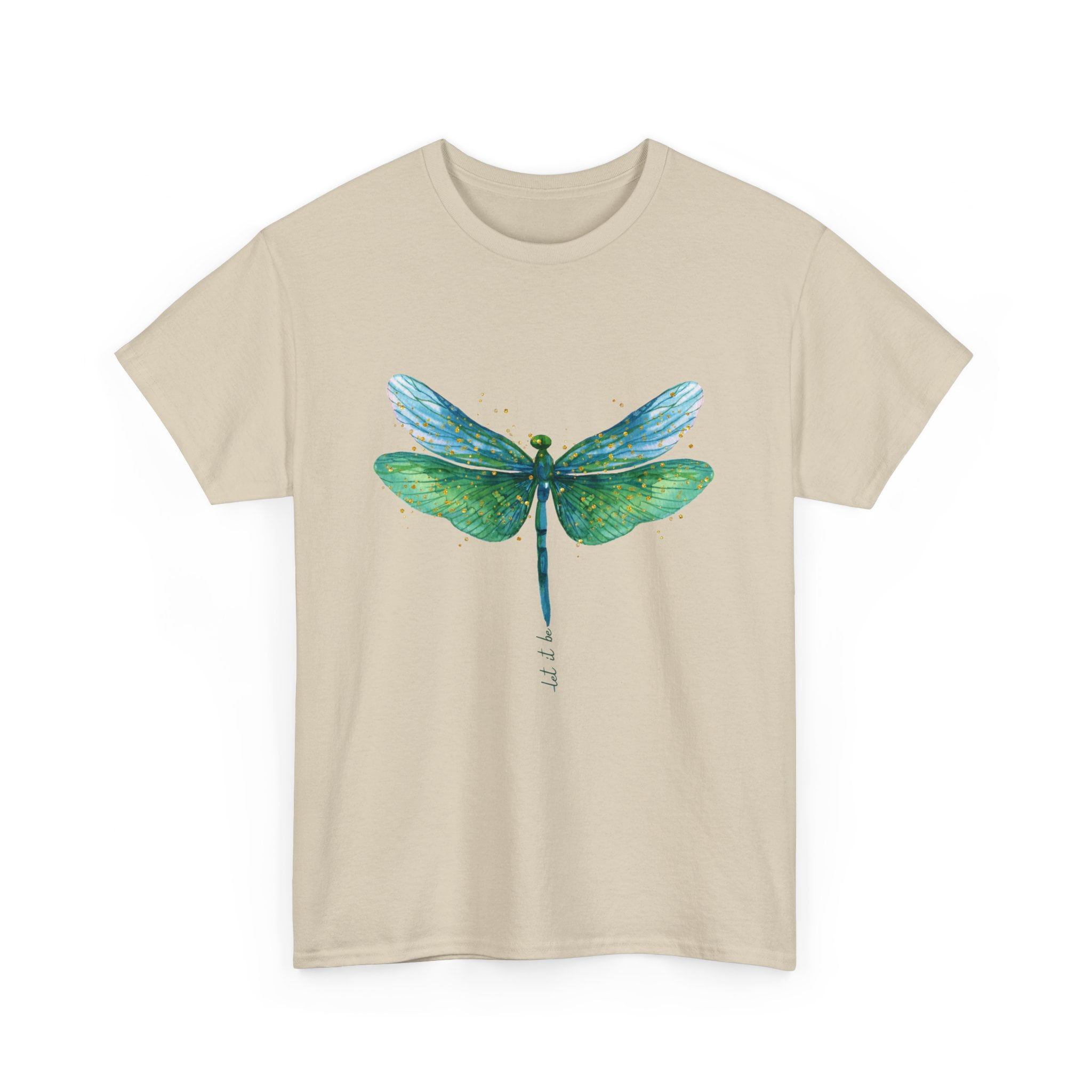 Dragonfly T-shirt Let It Be Inspirational Nature, Zen Mindfulness T ...