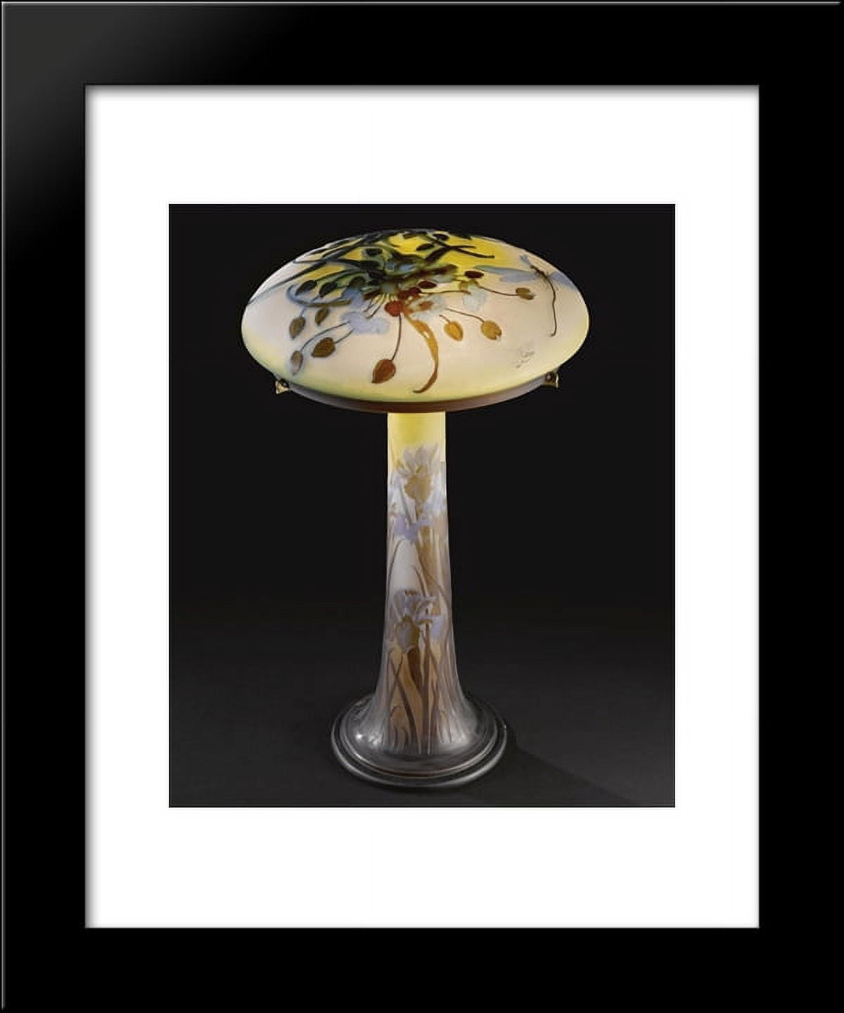 Dragonfly Table Lamp 20x24 Framed Art Print by Emile Galle - Walmart.com