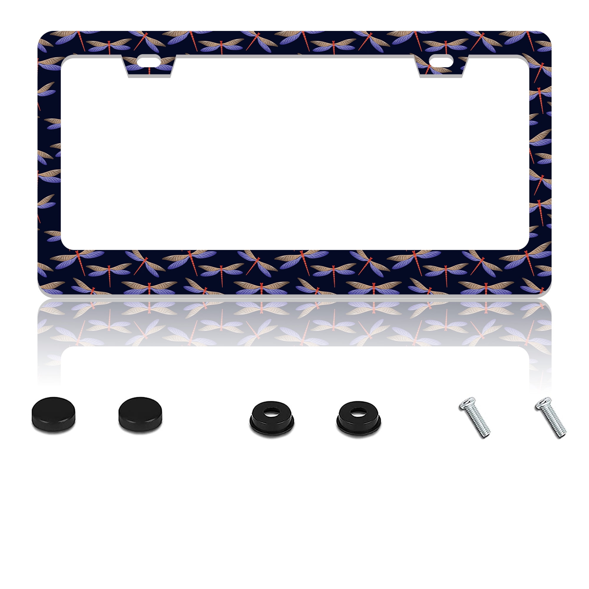 Dragonfly Trendy License Plate Frames Personalized License Plate Frames ...