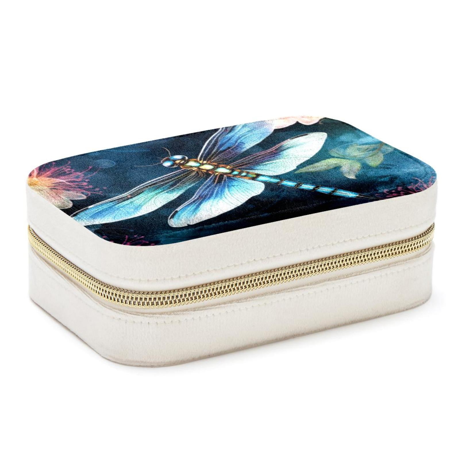 Dragonfly Velvet Portable Jewelry Display Stand and Organizer with ...