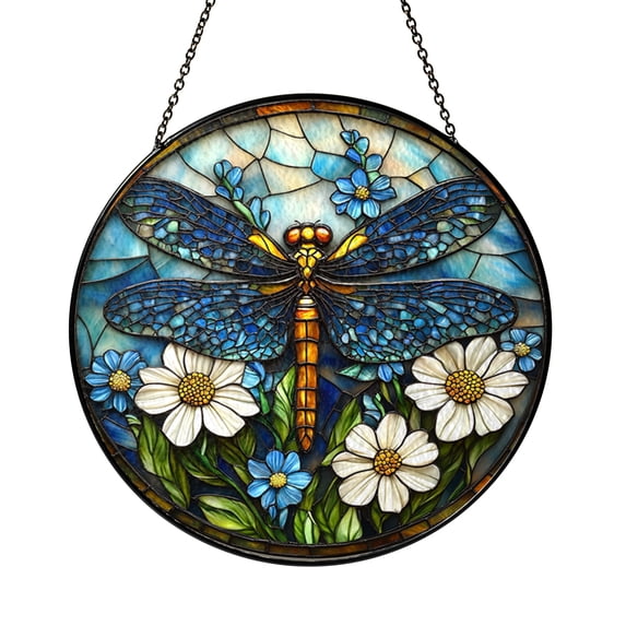 Dragonfly Window Decor – Acrylic Hanging Nature Art - Walmart.com