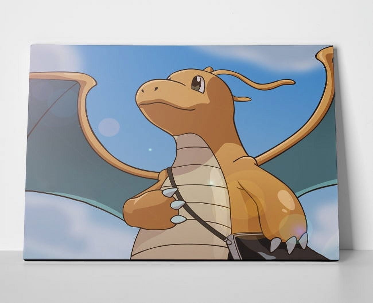 Dragonite Pokemon Poster or Wrapped Canvas - Walmart.com