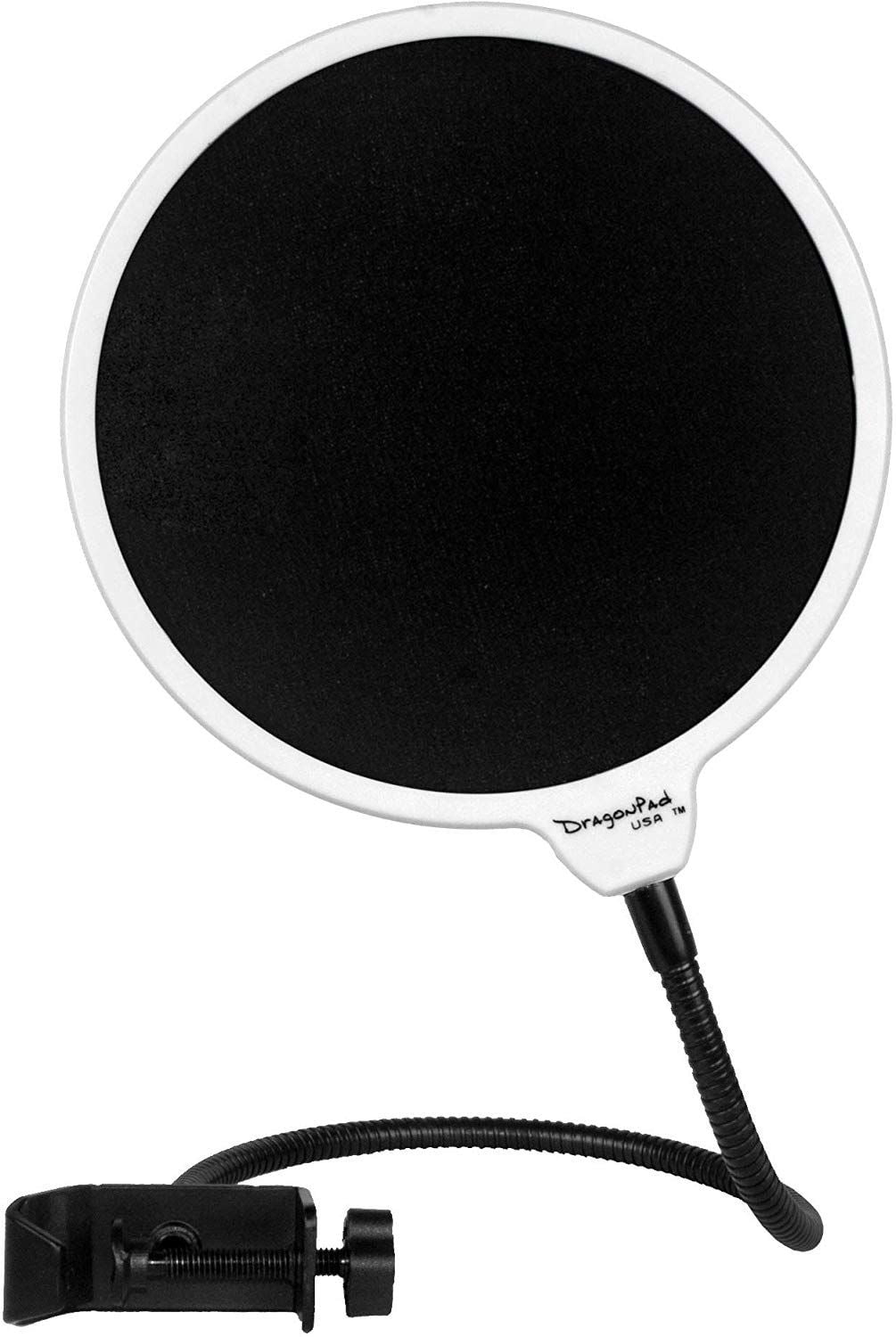 DragonpadUSA Dragonpad Double Studio Black/ White Pop Filter - Walmart.com