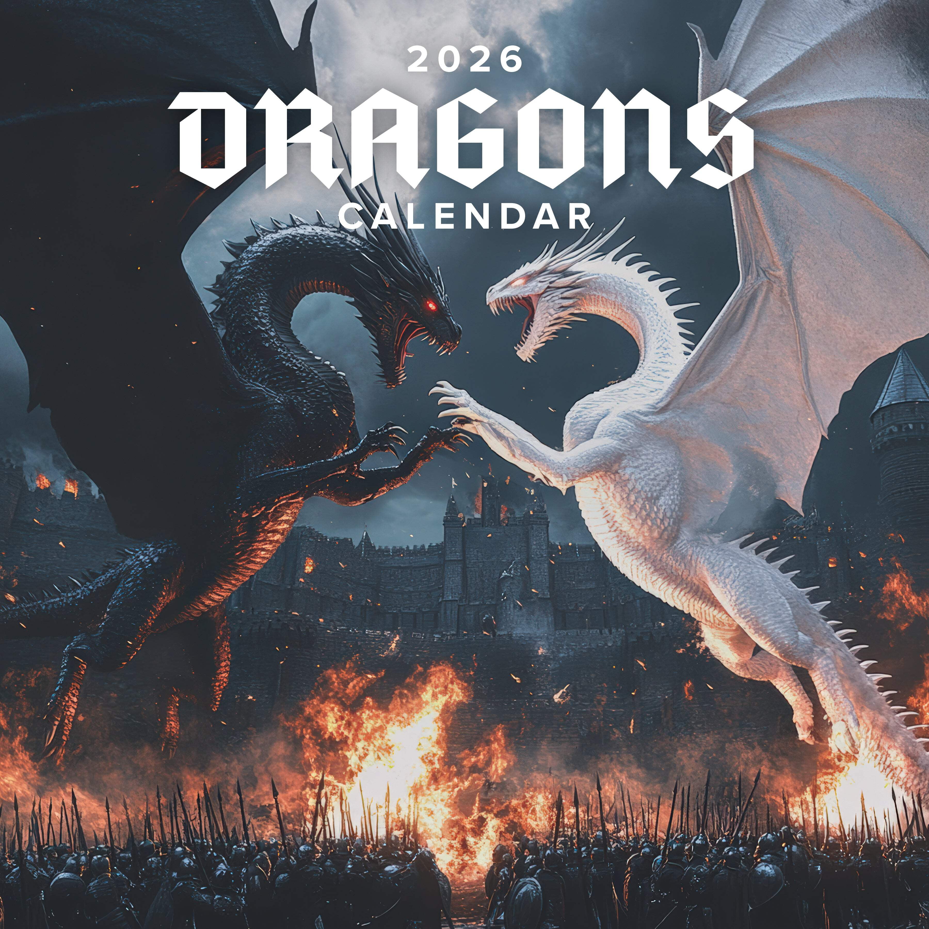 2026 Dragons Calendar 12x12 - Walmart.com