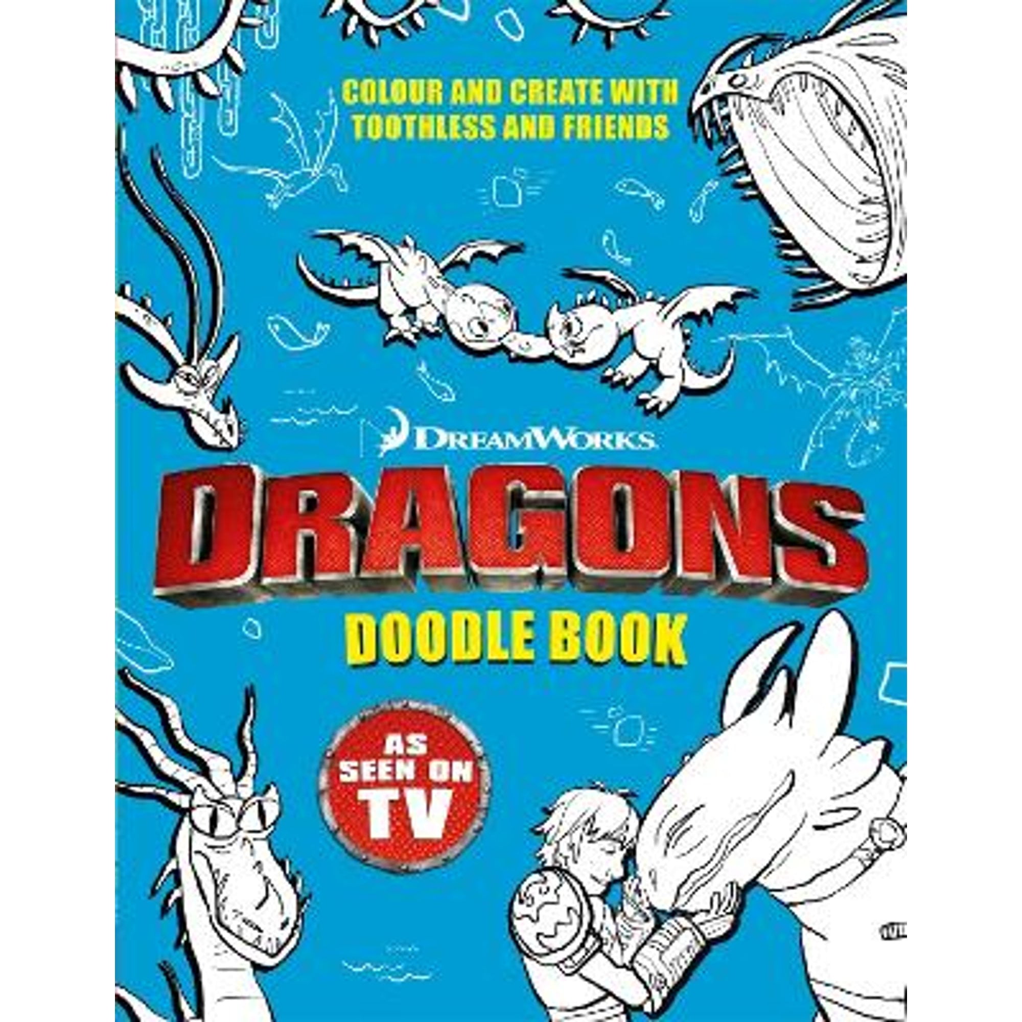 Pre-Owned Dragons: Doodle Book - Walmart.com
