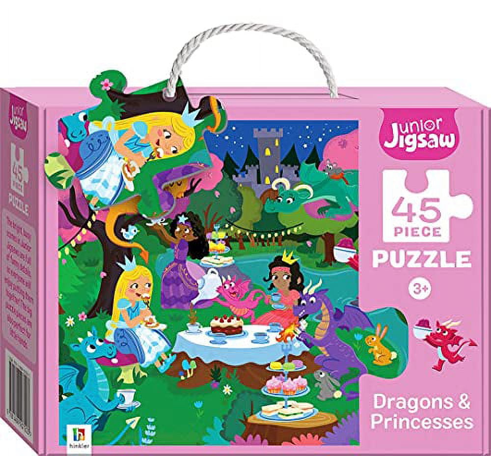 Dragons & Princesses 45 Piece Jigsaw Puzzle (Junior Jigsaw) - Walmart.com
