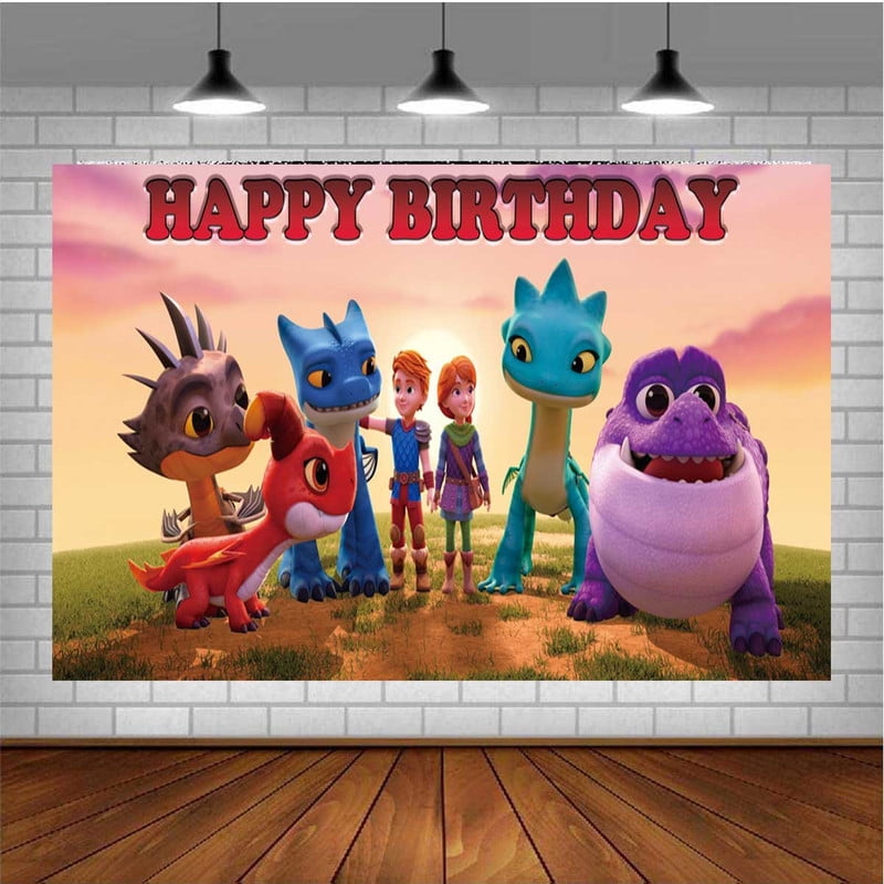 Dragons Rescue Riders Background Wall Decor Taspestry Post Banner ...