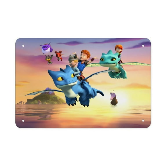 Dragons Rescue Riders-theme Metal Sign，Personalized Metal Sign Wall ...