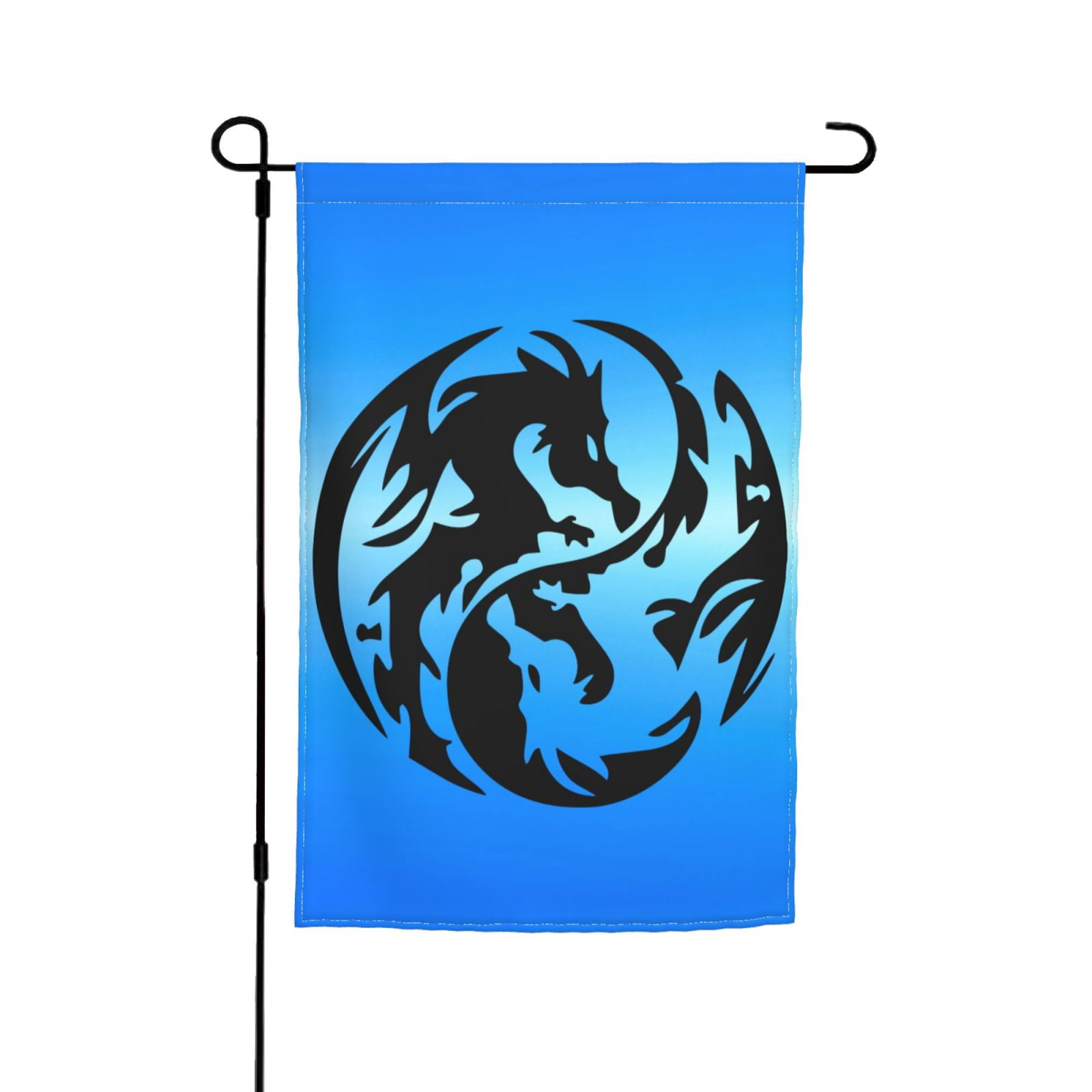 Dragons Yin Yang Garden Flag 12x18 Inch, Double Sided Outside Sign Yard ...