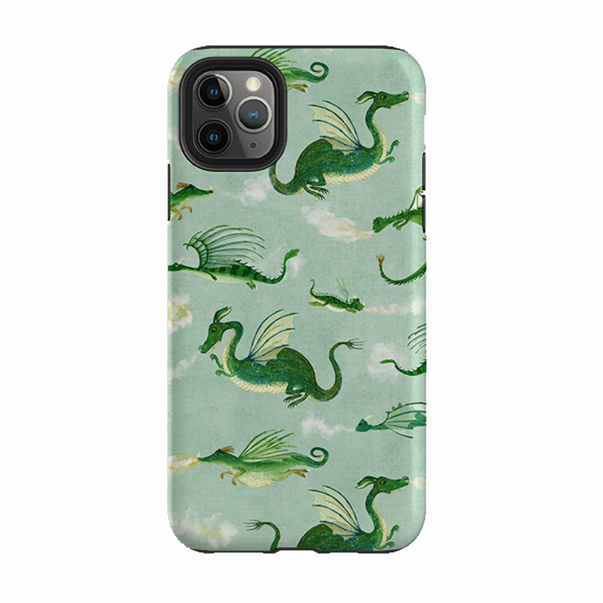 Dragons by Katherine Quinn Art Phone Case for iPhone 16 15 14 13 12 11 ...