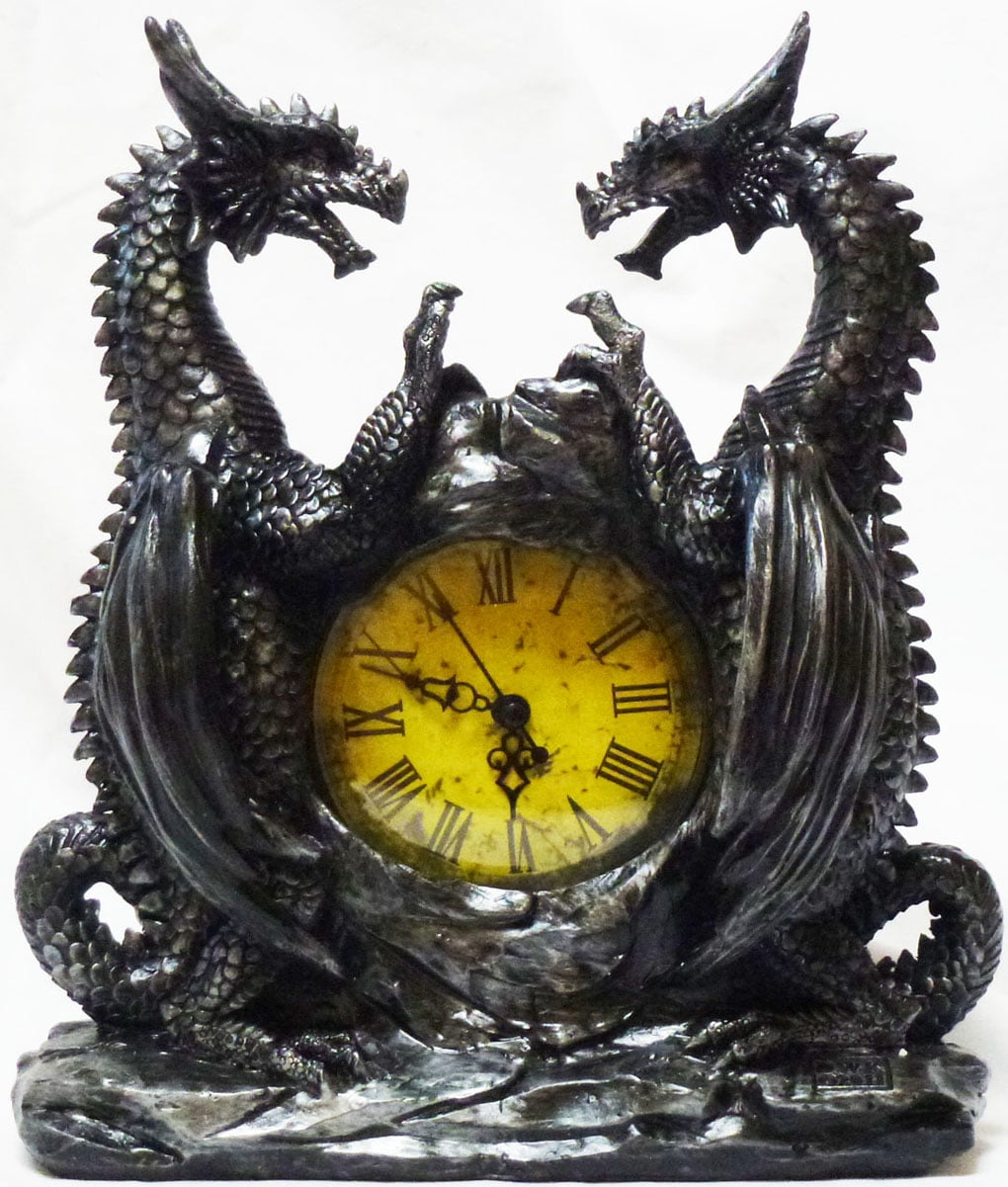 Dragonstar Double Dragon Mantel Clock - Walmart.com