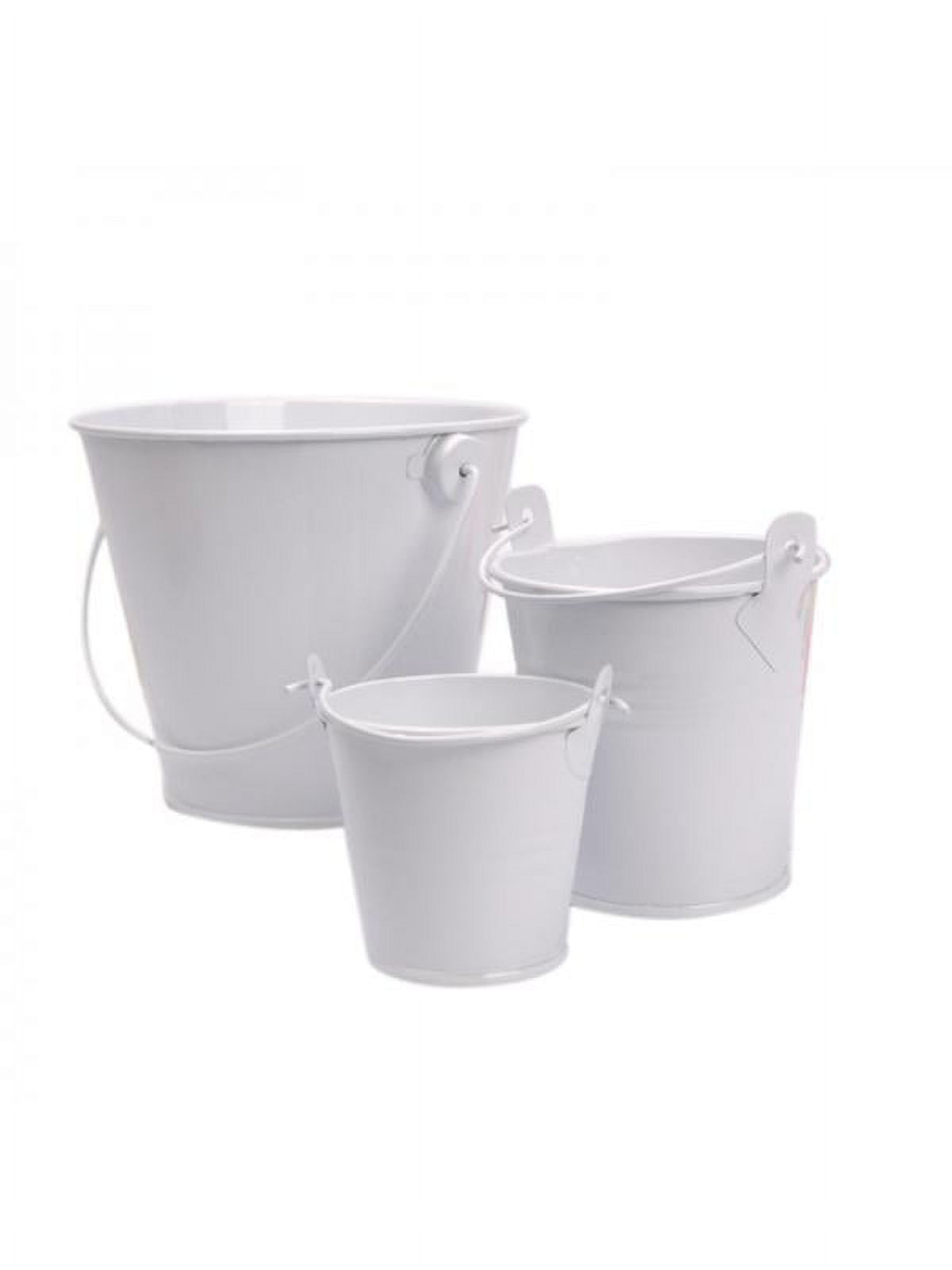 Dragonus Mini METAL BUCKETS & POTS Small Pail Tins Candy Tree Plant ...