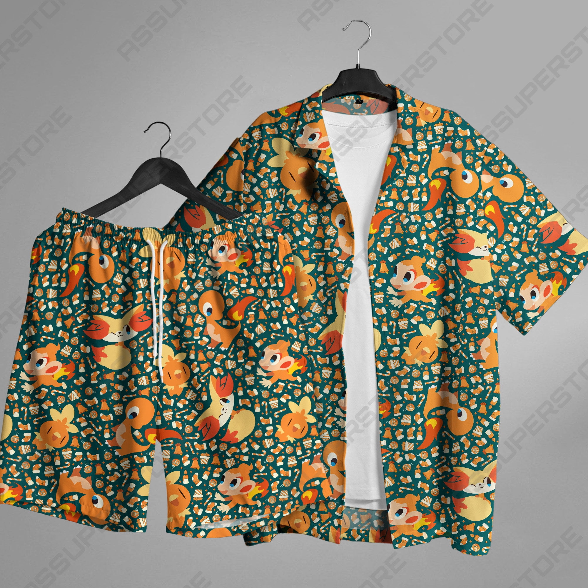 Dragoon Hawaiian Button Up Shirt Hawaii Button-Up Shirt Summer Hawaiian ...