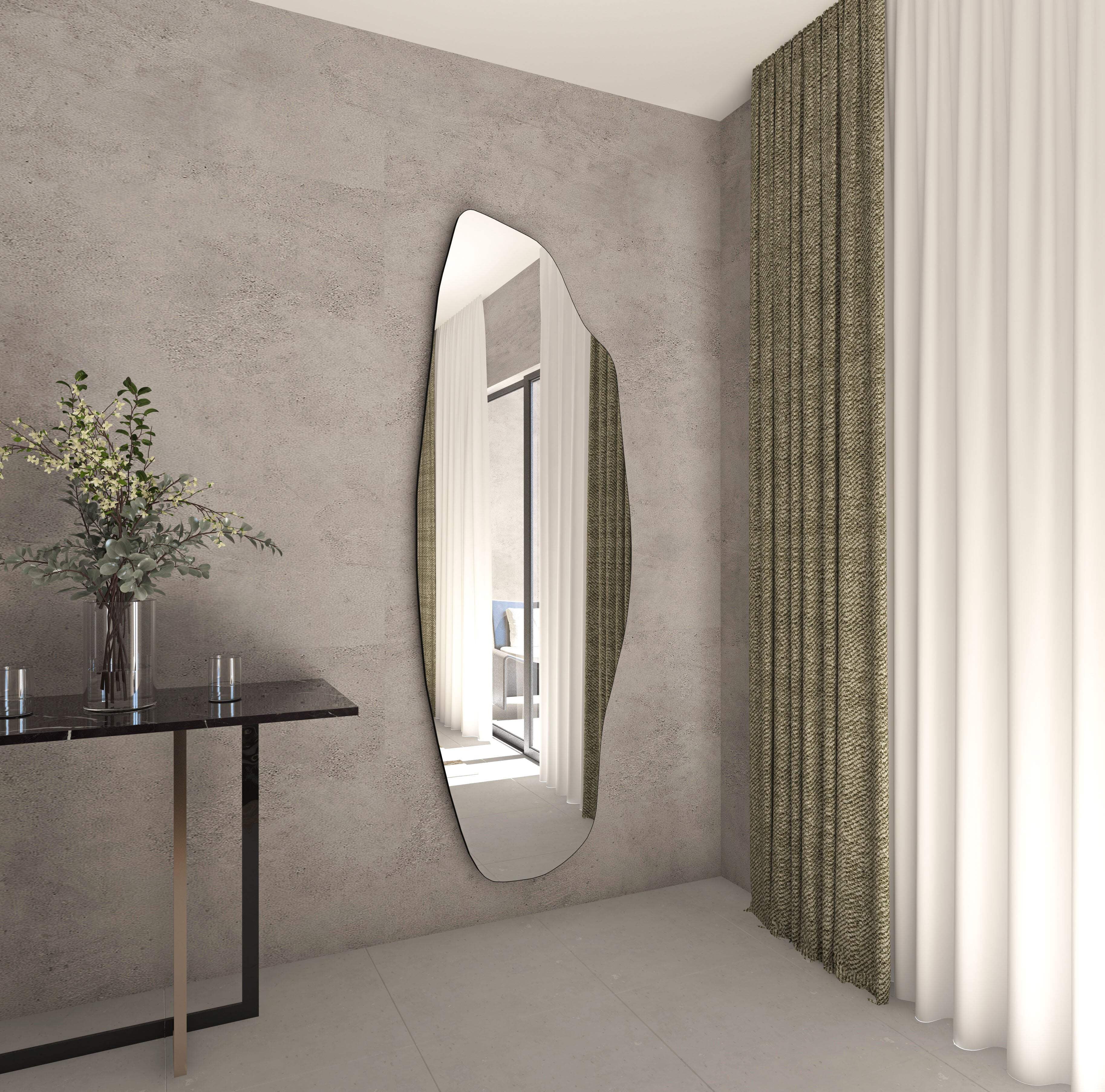 Dragos Irregular Asymmetrical Bathroom and Bedroom Wall Mirror ...