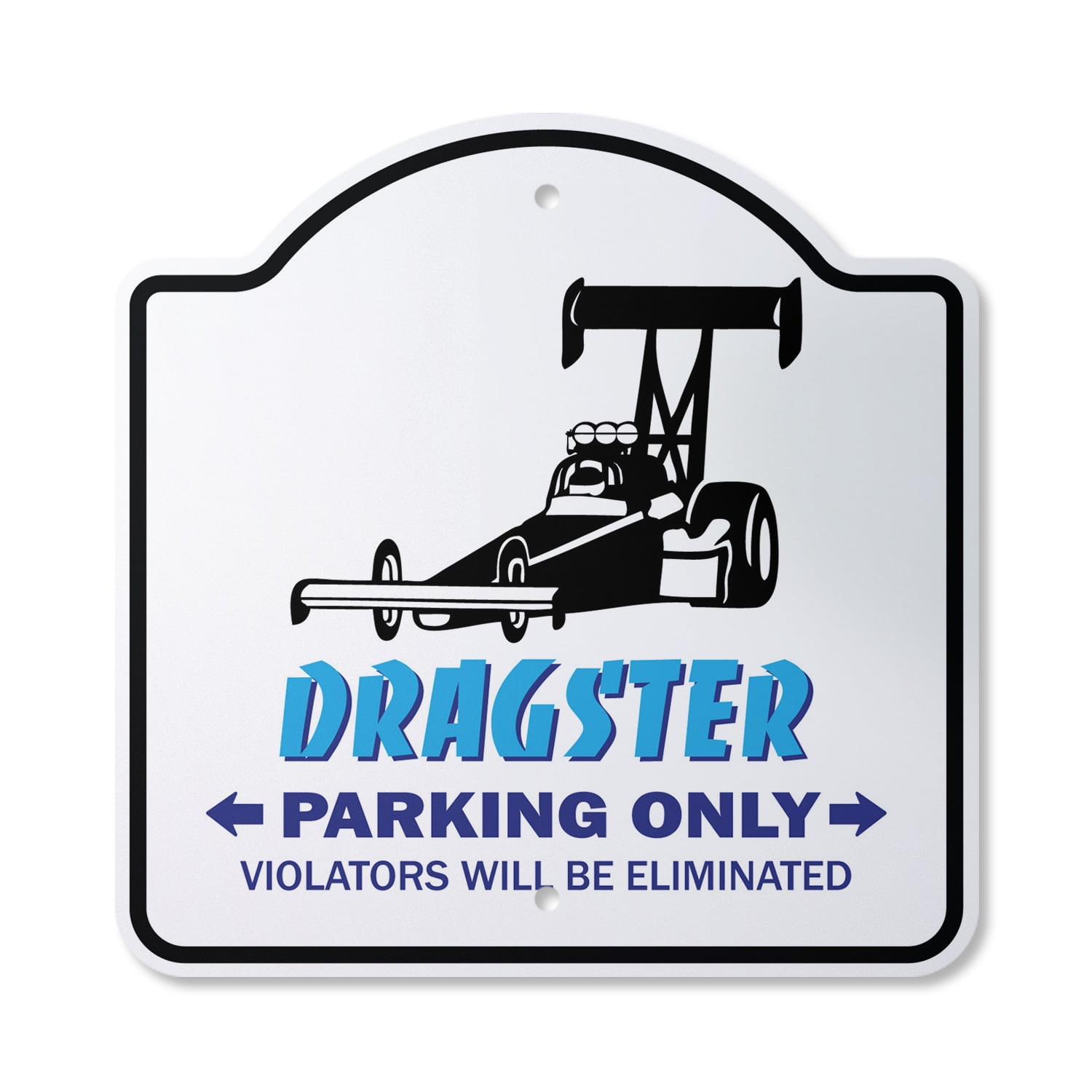 Dragster 12" X 12" Sign | Indoor/Outdoor Plastic | SignMission Designer ...