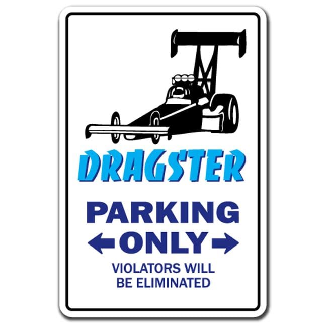 Dragster Aluminum Sign for Drag Racing Sports Car Hobby Speed - Walmart.com