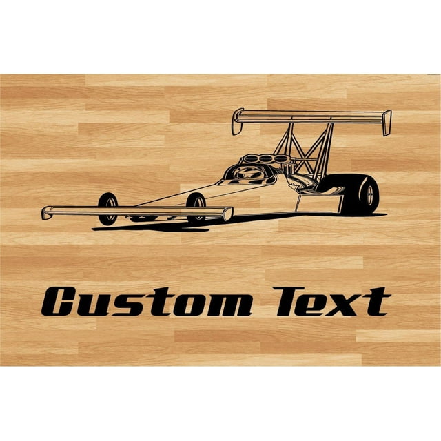 Dragster Drag Racing Car Wall Decal - Auto Wall Mural - Vinyl Stickers ...