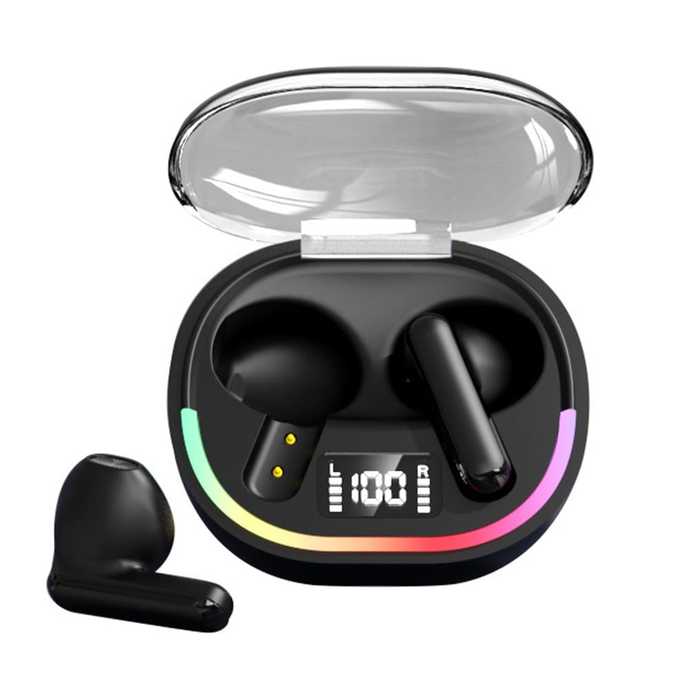 Drahtlose Bluetooth 5.3-Ohrhörer-Kopfhörer-LED-Anzeige, RGB-Licht, I9I7 - Walmart.com