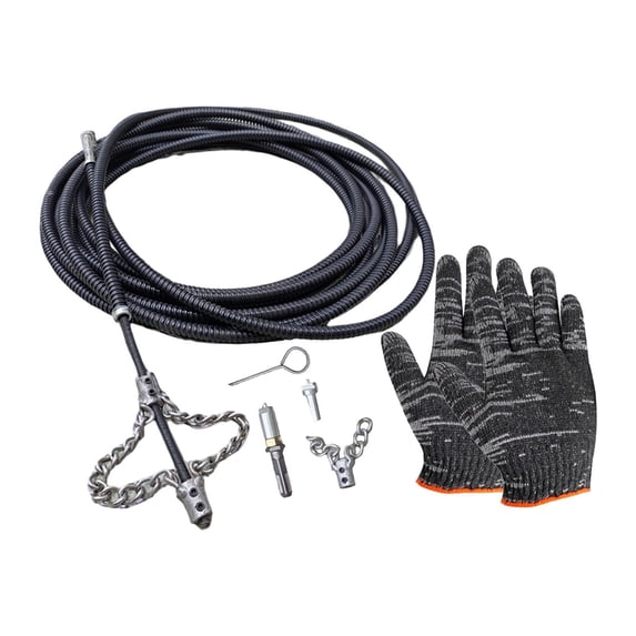 Drain Auger Spring Sewer Cleaner with General Drill Interface for Sinks ...