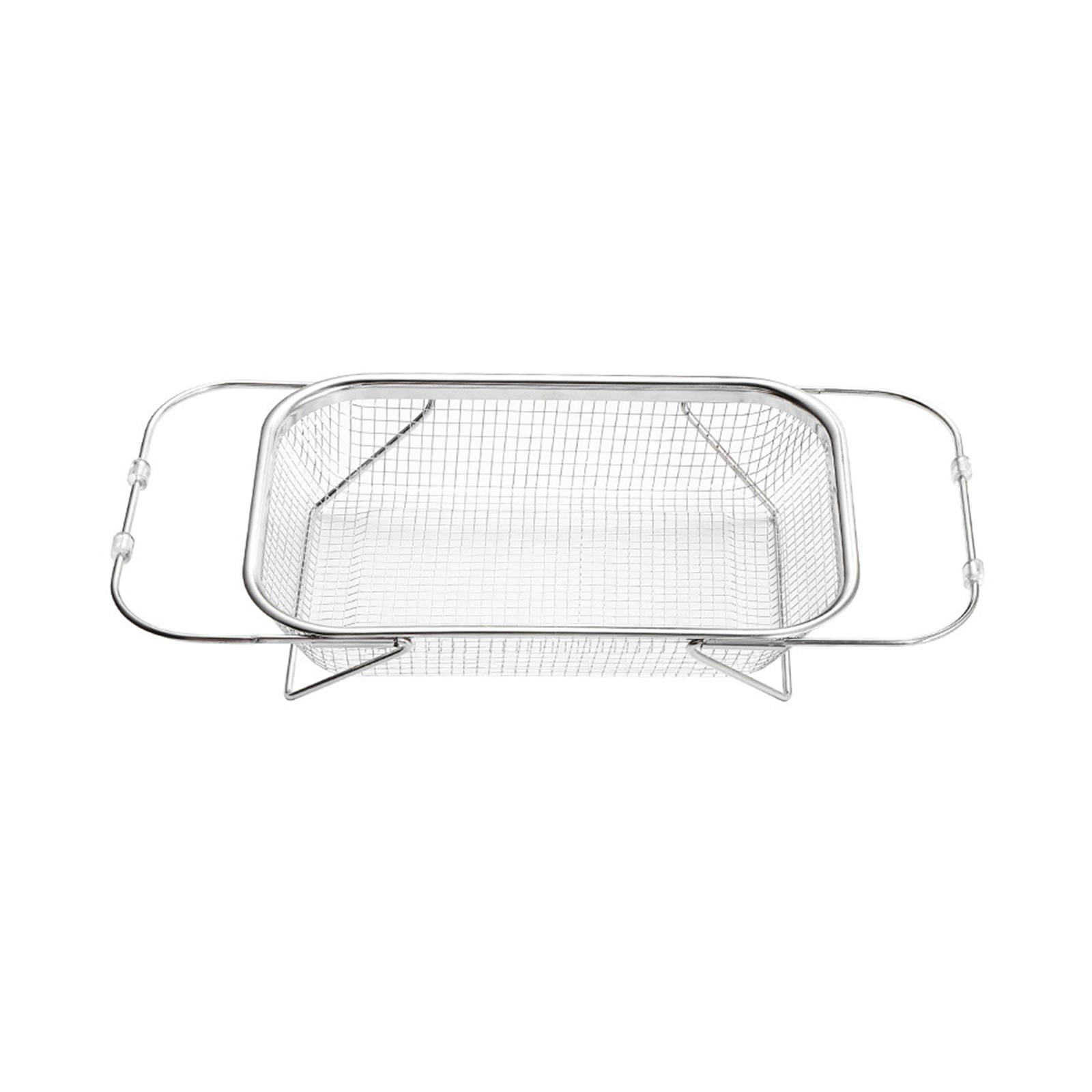 Drain Basket Retractable Fine Mesh for Strain Drain Rinse Fruits ...
