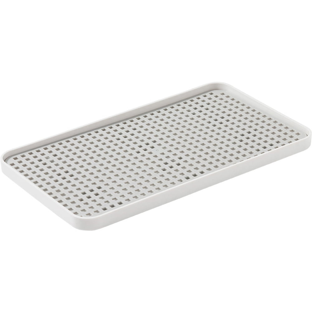 Drain Board for Kitchen Counter, Dish Drain Tray 2 Tier Non Slip ...