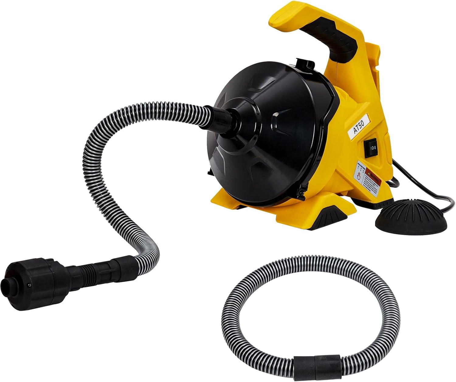 Drain Cleaner Machine 30Ft, Auto-feed Electric Drain Auger for 3/4In ...