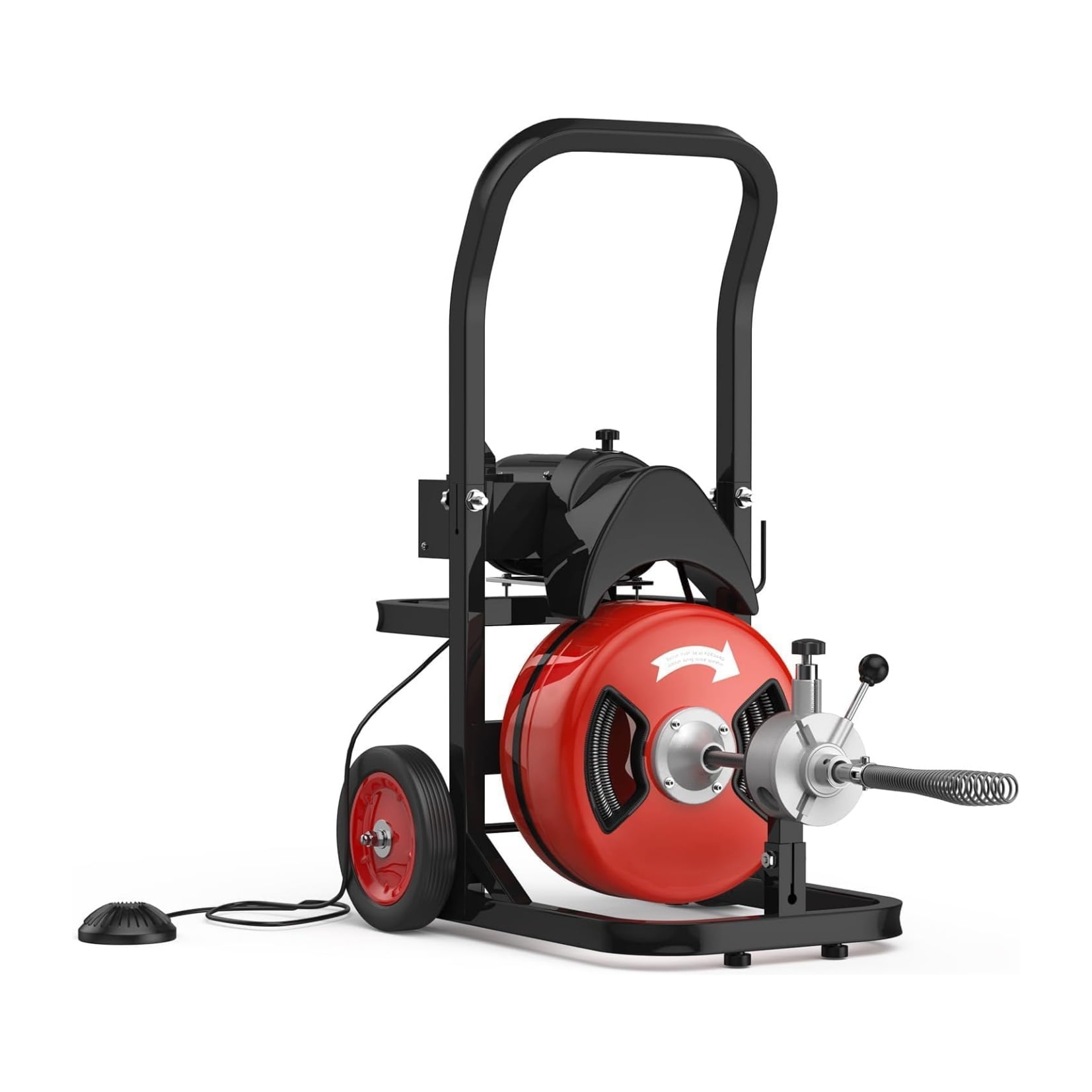 Drain Cleaner Machine, 75/100FT Drain Cleaning Machine Sewer Auger Auto ...