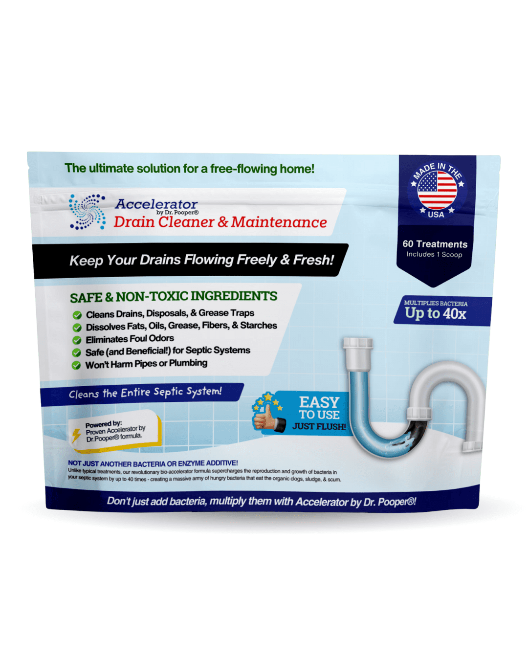 Accelerator by Dr. Pooper® Drain Cleaner & Maintenance for Cleaning ...